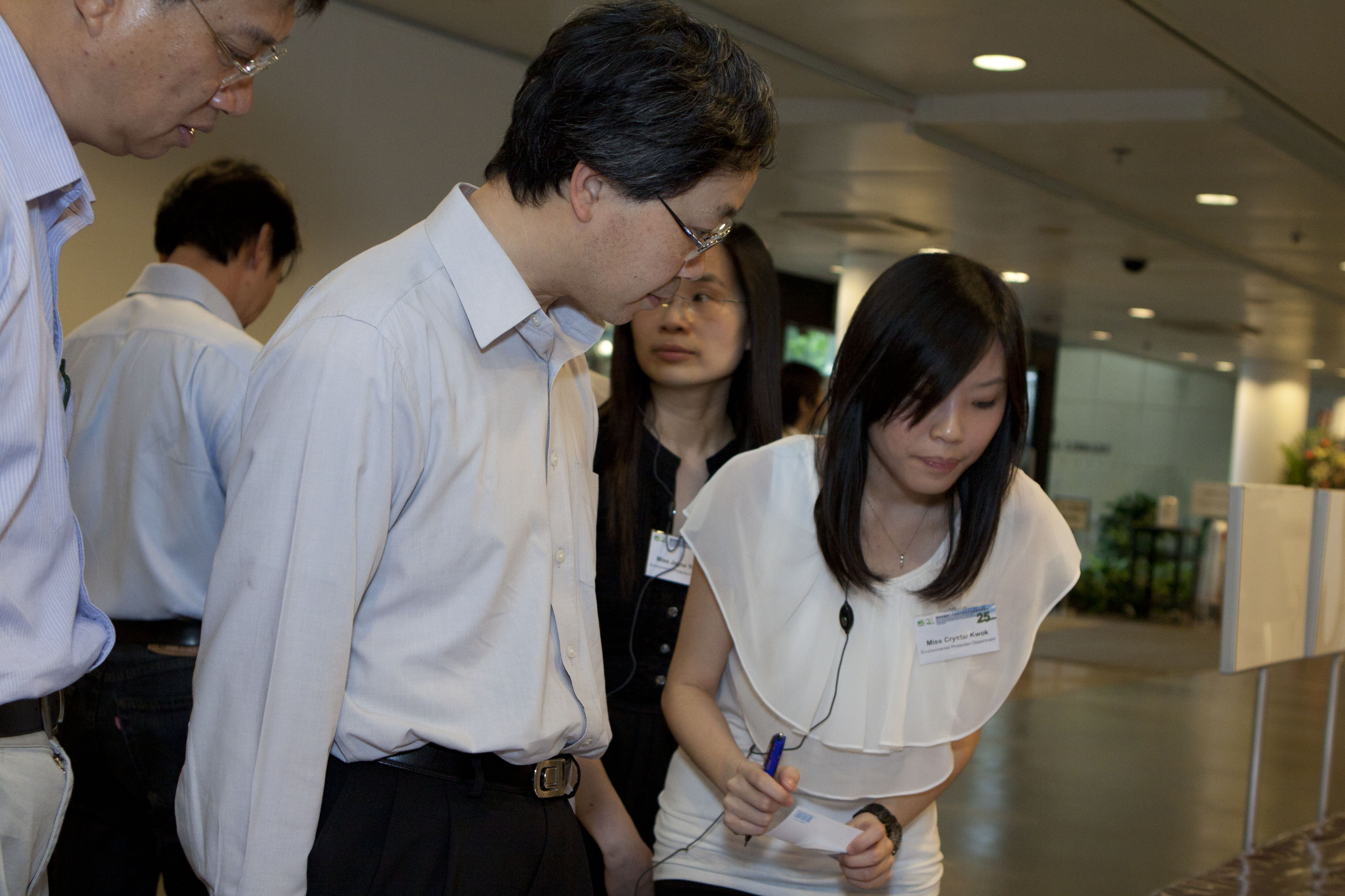 EPD - Roving Exhibition's Launching Ceremony at Hong Kong Central Library