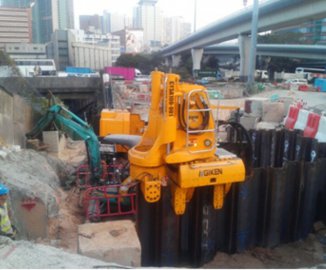 Silent Piling by Press-in Method