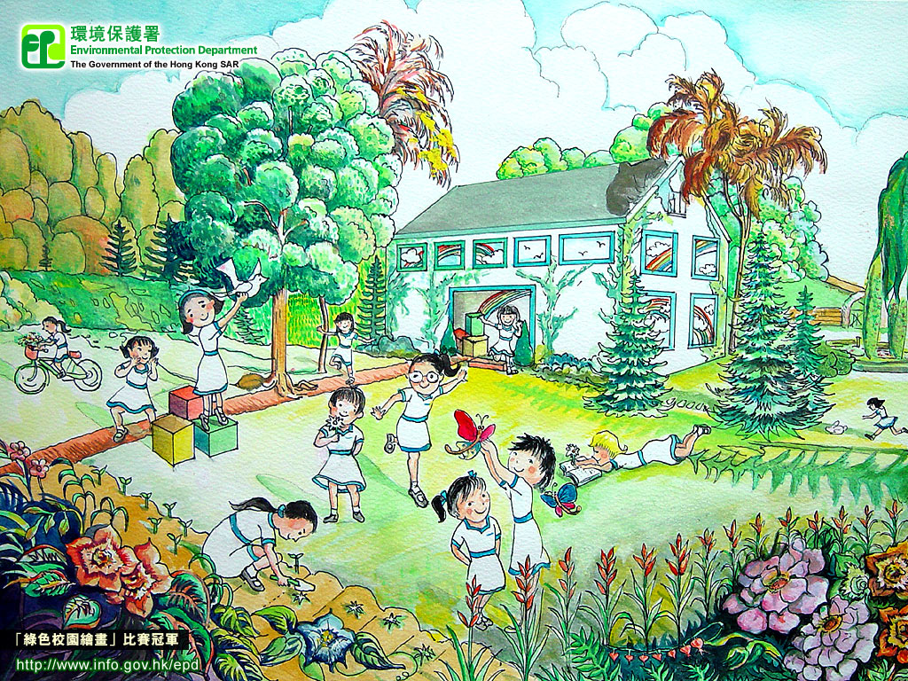 how to draw environmental conservation